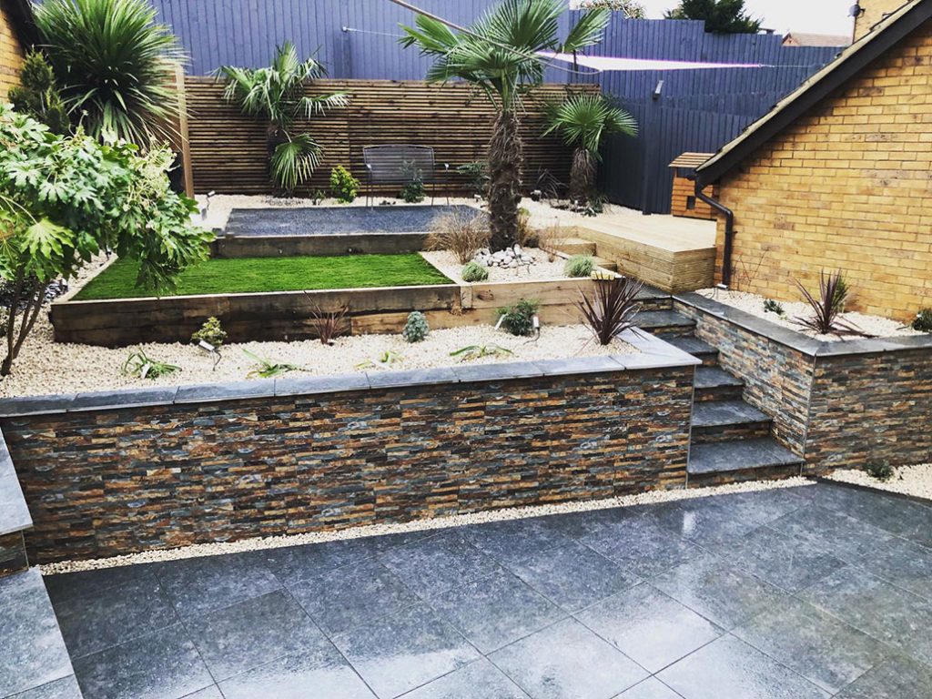 Brick Walling and Steps - Addingtons Landscaping